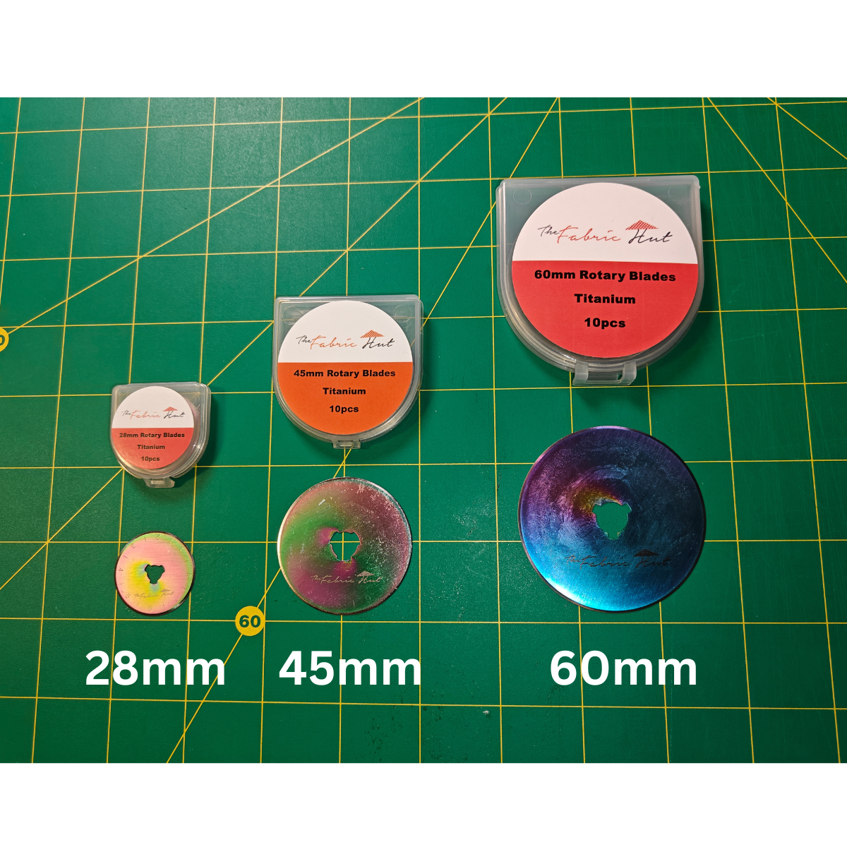 Choosing the Right Rotary Cutter Blade Size: 28mm, 45mm, or 60mm? – The ...