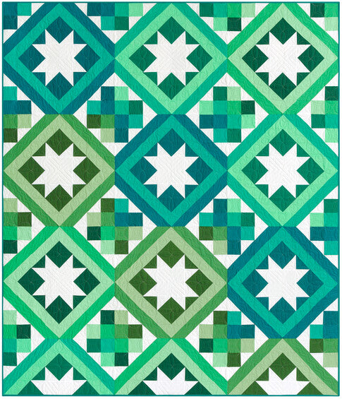 Star Crossed Quilt Pattern - Stunning Diamond Star Design with Flying ...