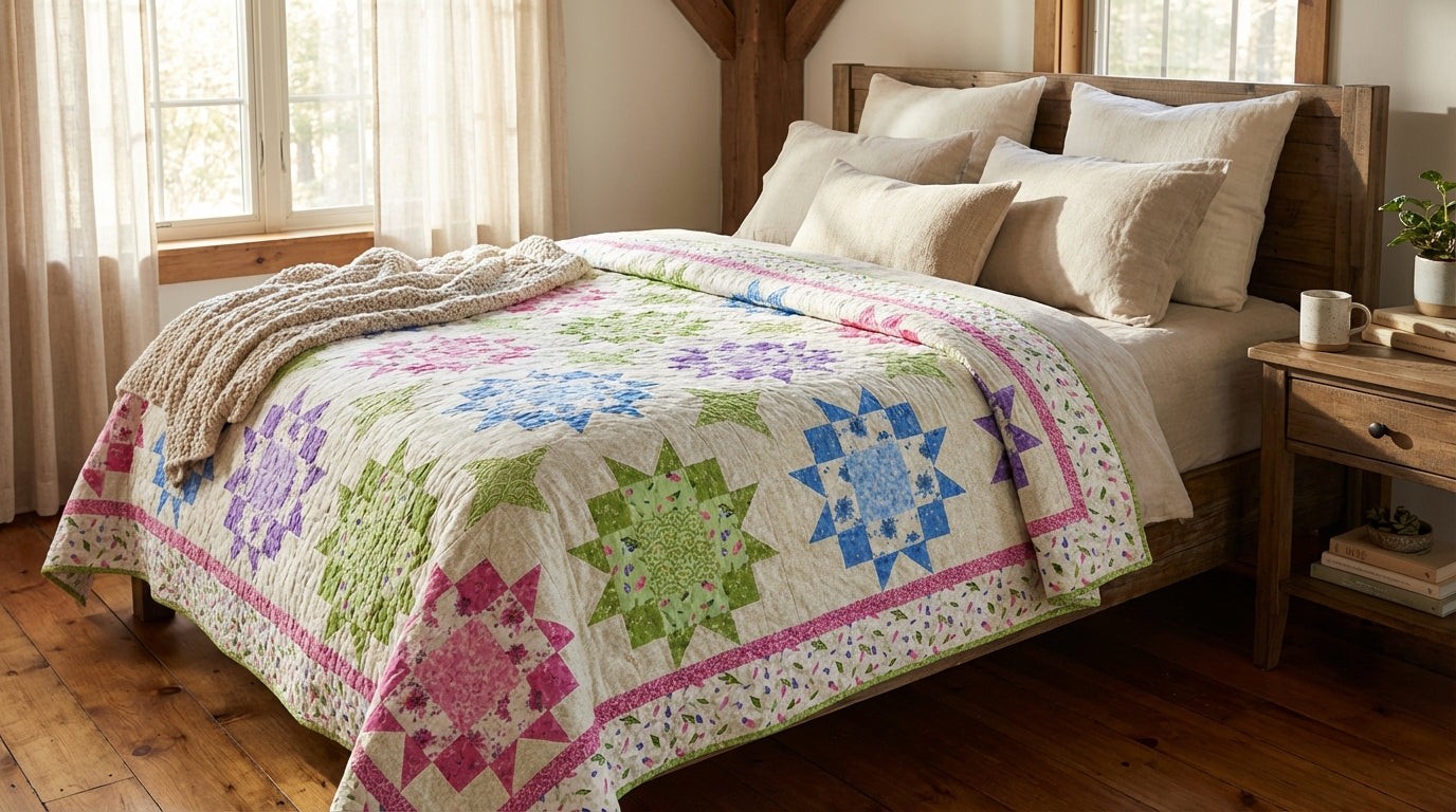 Maple Stars Free Quilt Pattern – The Fabric Hut