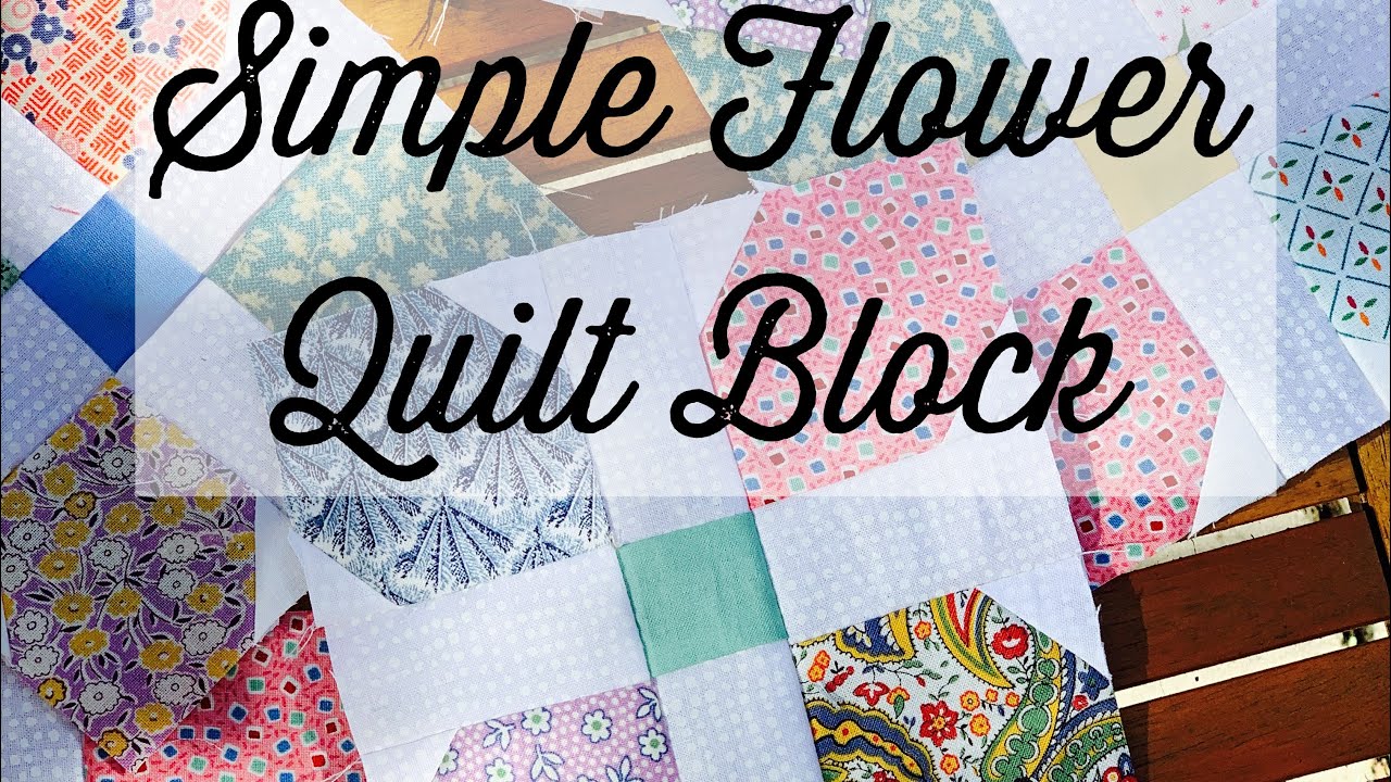 Learn To Sew Simple Floral-like Quilt Blocks – The Fabric Hut