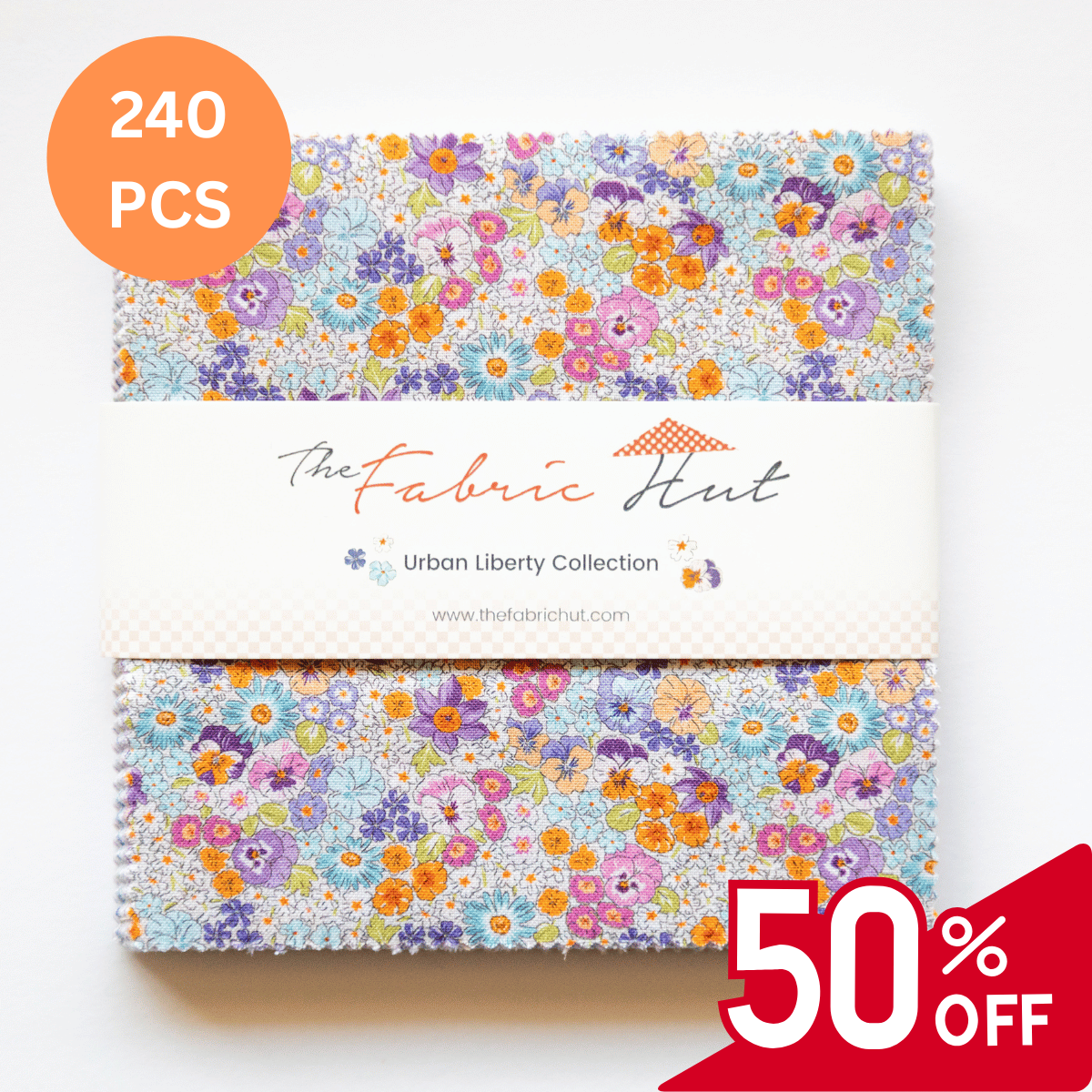 Charm-pack 240 pcs - Urban Liberty Collection – The Fabric Hut