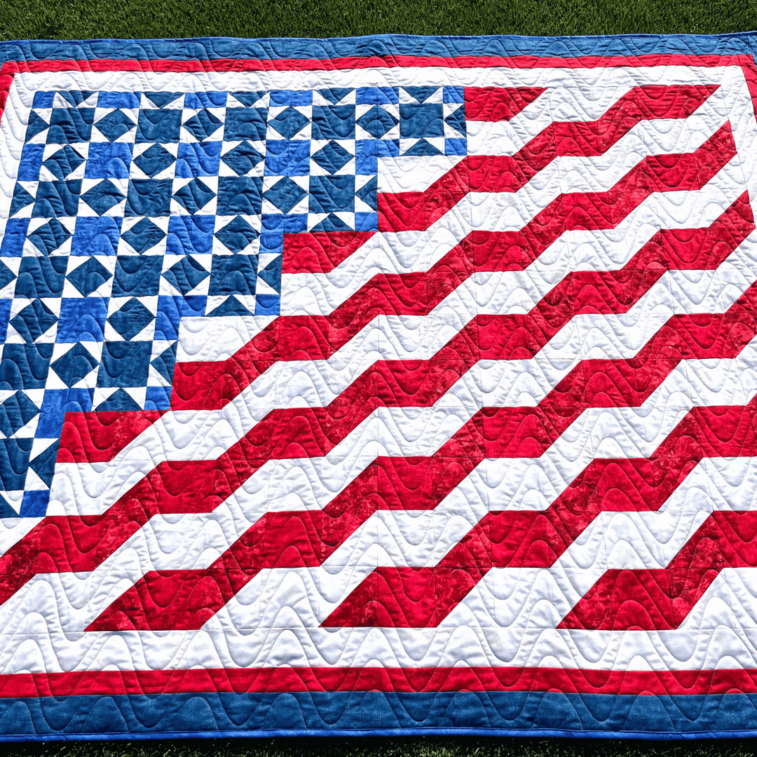 Honor and Valor Quilting Kit - Pre-Cut with Complete Backing & Binding